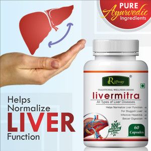 Riffway Livermitra Herbal Tablets | Liver Capsule Improves Liver Function Price in India - Buy ...