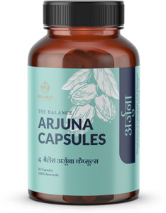 The Balance Arjuna Capsules AYUSH-Approved, 100% Natural Heart Care Supplement with Ginger Price ...
