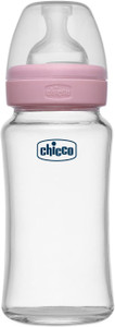 Chicco Well-Being Glass Feeding Bottle (240ml, Slow Flow) - 240 ml - glass baby bottles online ...