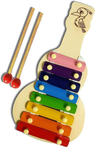 CRAFTS CARTS Wooden Xylophone, Guitar Shape Musical Games for Kids ...