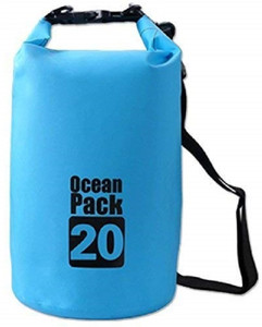 Wishbone 20 Liter Ocean Pack Waterproof Dry Bag, Heavy-Duty PVC 20 L Laptop Backpack Blue ...