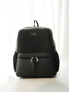 ZOUK Jet Black Men's Office Backpack 17.5 L Backpack Jet Black - Price in India | Flipkart.com