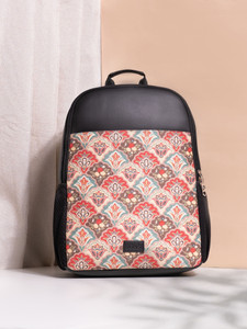 ZOUK Mughal Art Multicolor Statement Backpack 16.9 L Laptop Backpack Mughal Art Multicolor ...
