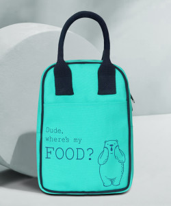 Flipkart.com | ecoright Where is my Food ? - Aqua Lunch Bag - Lunch Bag
