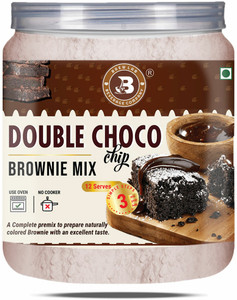 Brew Lab Brownie Mix | Double Choco Chip Brownie Mix | Instant Cake Mix ...
