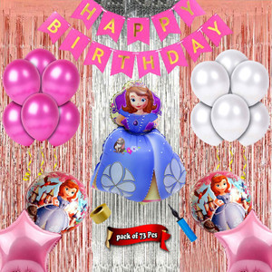 Flipkart.com | Bubble Bells Solid happy birthday sofia theme decorations kit pack set items for ...