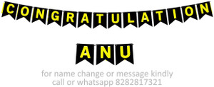 Midas Craft Congratulations Anu M Banner 07. Banner Price in India - Buy Midas Craft ...