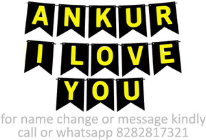 Midas Kraft I Love You Ankur M Banner L. Banner Price in India - Buy Midas Kraft I Love You ...
