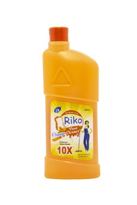 Riko Floor Cleaner (Orange Flavour) Surface & Floor Cleaner Liquid , 500ml Pack Of 5 Orange ...