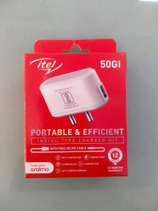 itel 1 A Wall Charger for Mobile with Detachable Cable - itel : Flipkart.com