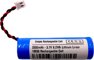 Svojas 3.7V 2000mah 3.7Wh ICR-18650 Li-ion Cell Rechargeable Battery - Svojas : Flipkart.com