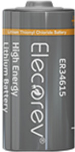 Elecorev ER34615 LiSOCl2 3.6V 19.0Ah D Size Lithium Battery - Elecorev : Flipkart.com