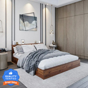 Wakefit Cosmo Platform Low Height Engineered Wood Queen Bed Price in India - Buy Wakefit Cosmo ...