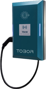Tobor 11kW EV (Electric Vehicle) Type 2 Single Gun AC Charger for 4 Wheelers Per Phase 16 A Bike ...