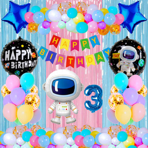 Choice Corner Happy Birthday Combo Kit For Astronaut Space Theme Birthday Party Decoration Price ...