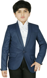 SG YUVRAJ Solid Single Breasted Festive & Wedding Boys Blazer - Buy SG YUVRAJ Solid Single ...
