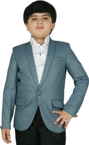 SG YUVRAJ Solid Single Breasted Festive & Wedding Boys Blazer - Buy SG YUVRAJ Solid Single ...