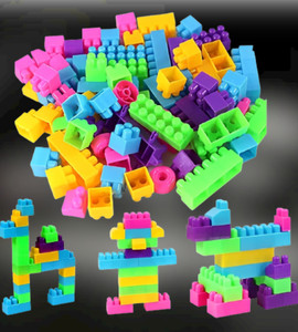 Kidsbuddy Educational DIY Building Blocks Made From Non Toxic Plastic BB25.1135 DIY 40Pcs ...