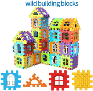 Plus Shine 3D Puzzle Games Cubes Attractive Windows Shapes Happy Home House Building Blocks - 3D ...