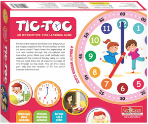 Giftary Tic Toc – Time Learning Game For Boys & Girls Price in India ...