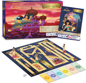 BORAD Gold Quest, Aladdin Board Game, Disney Aladdin Game Party & Fun ...