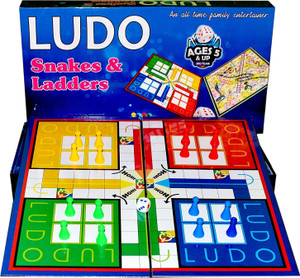 SABIRAT Ludo With Snakes & Ladders, The Complete Family Entertainer Party & Fun Board Game ...