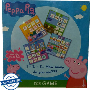 FUNSKOOL Peppa Pig 1 2 3 Party & Fun Board Game - Peppa Pig 1 2 3 . Buy ...
