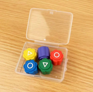 Helistr Squid Game Gonggi Korean Jacks Game Set with 5 Colorful Dice ...