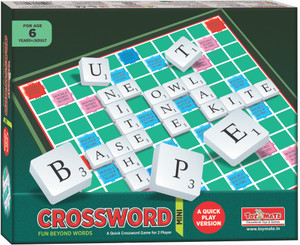 Toymate Mini Crossword Scrabble Board Game Word, Letters Game for All ...