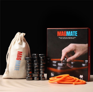 MAGMATE Fun Magnetic Board Game for Kids & Adults | 24 Magnets, Travel ...