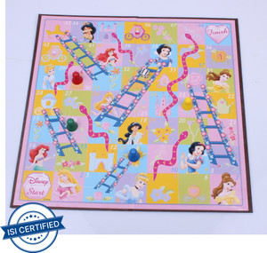 FUNSKOOL Disney Princess Snakes & Ladders Party & Fun Board Game ...