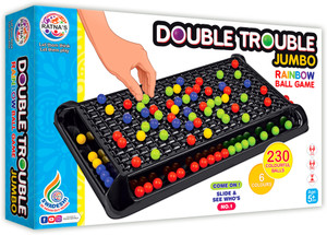 Ratnas Double Trouble Jumbo A Candy crush Rainbow Ball Game for all Age Group Party & Fun Board ...