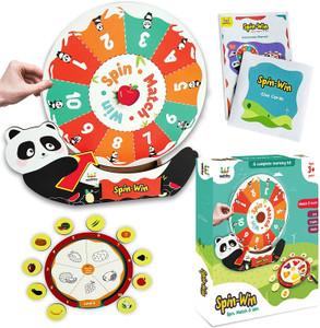 Lattice Wooden Spin Win - Spin, Match & Win Educational Game,Family ...