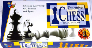 PETERS PENCE Executive Chess Strategy & War Games Board Game For Kids (15 Inches)) 4.5 cm Chess ...