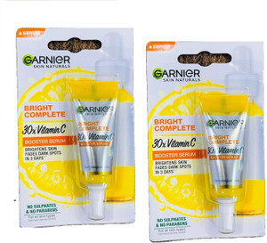 GARNIER Bright Complete 30x Vitamin C Booster Serum 7ml (Pack of 2) Price in India - Buy GARNIER ...