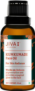 JIVA AYURVEDA Kumkumadi Oil - For Natural Glow - Reduces Scars, Blemishes & Pigmentation - 30 ml ...