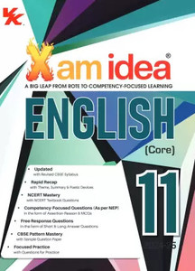Xam idea English Core Class 11 Book | CBSE Board | Chapterwise Question ...