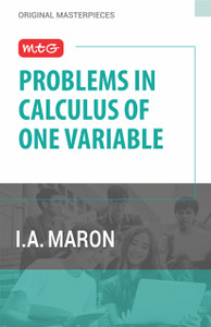 MTG Problems in Calculus of One Variable Book: Buy MTG Problems in Calculus of One Variable Book ...