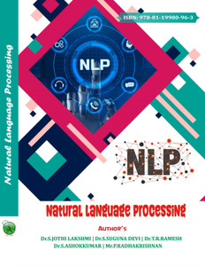 NATURAL LANGUAGE PROCESSING: Buy NATURAL LANGUAGE PROCESSING by Dr.S.JOTHI LAKSHMI, Dr.S.SUGUNA ...
