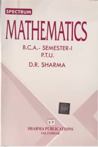 PTU- MATHEMATICS FOR SEMESTER 1, ALL THE IMPORTANT CHAPERS BOOK FOR PTU- KingGerBooKs - PTU ...