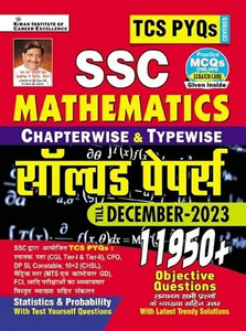 SSC TCS PYQs Mathematics Chapterwise Typewise Solved Papers 11950