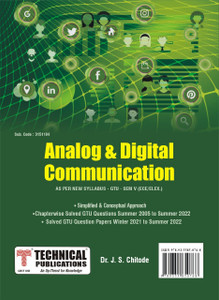 Analog and Digital Communication for GTU 18 Course (V - ECE- 3151104): Buy Analog and Digital ...
