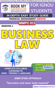 IGNOU MMPC 013 Business Laws In Depth Guide For Ignou Student: Buy IGNOU MMPC 013 Business Laws ...