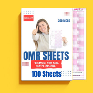 OMR Sheet for NEET 200 MCQ’s A4 Size, 100 Practice Sheets For Competitive Exams - OMR Sheet for ...