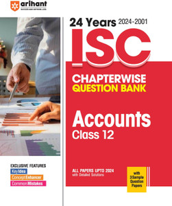 Isc Chapter Wise Accounts Class 12 Buy Isc Chapter Wise Accounts Class