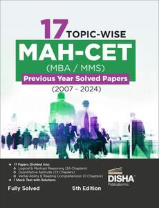 17 Topic-Wise Mah-Cet (MBA / Mms) Previous Year Solved Papers (2014 - 2024) - Pyqs Question Bank ...