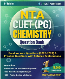 CUET PG Chemistry Book - 2026 | Previous Year Solved Papers (2022-2024) with 2000+ Topic-wise ...