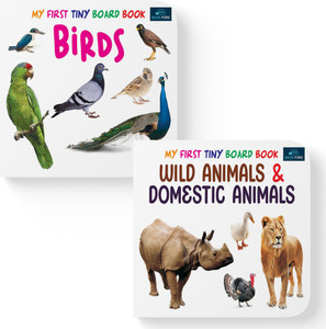 My First Tiny Board Books - Set of 2 Books - Birds and Wild Animals ...