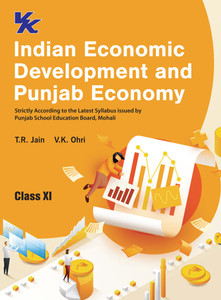 Indian Economic Development and Punjab Economy and Statistics for Economics (Set of 2 )for Class ...