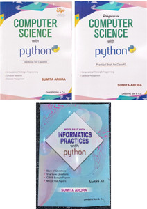 Computer science with python and Move fast with informatics Practices with python set of 3 2024 ...